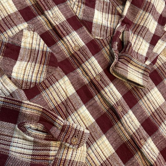 Big Mac | Shirts | Vtg 7s Big Mac Jcpenney Button Up Cotton Flannel ...